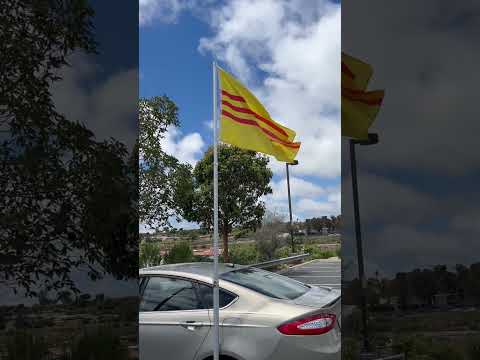 Republic of Vietnam flag flying #flags #asia #countryflag #vietnam #southvietnam