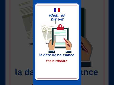 How To Say Birthdate In French | French For Beginners