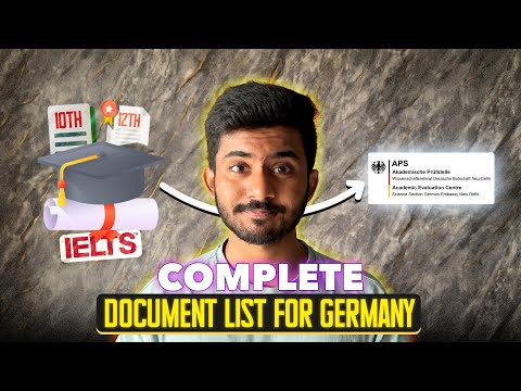 Complete List of Documents for Studying in Germany 2023🇩🇪