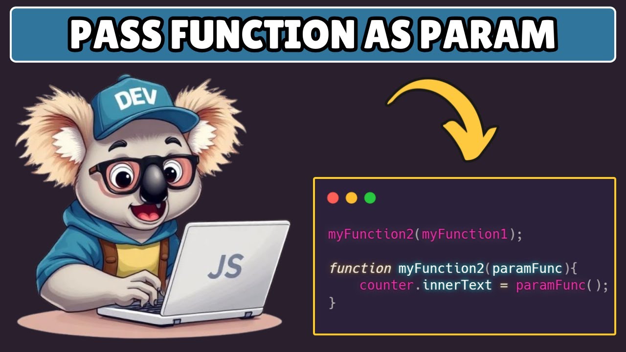 How to Pass Function Name as Parameter in Javascript