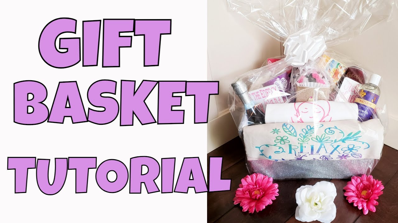 DIY Cricut Spa Gift Basket Tutorial! Perfect Gift for any Occasion!
