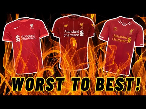 EVERY LIVERPOOL PREMIER LEAGUE HOME KIT RANKED FROM WORST TO BEST!