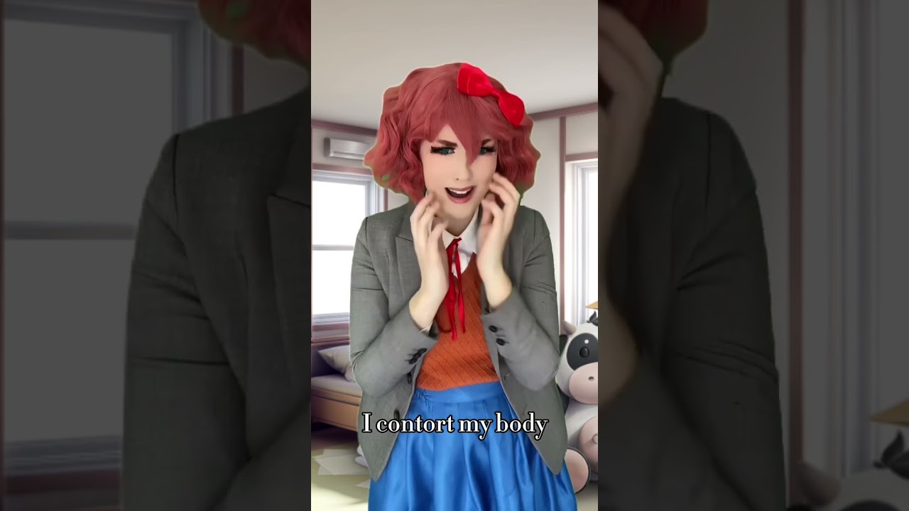 i contort my body! #ddlc #dokidokiliteratureclub #justmonika #natsuki #cosplay