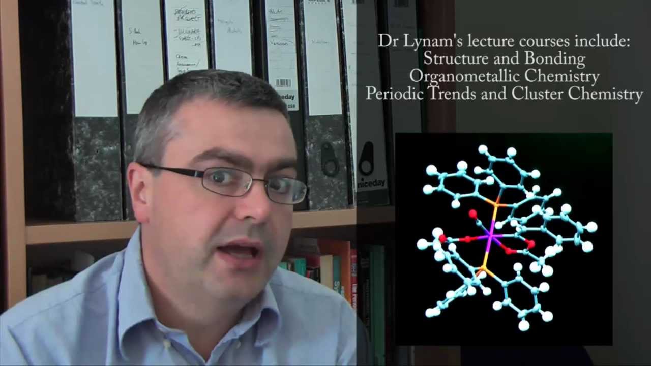 Dr Jason Lynam discusses his inorganic chemistry research
