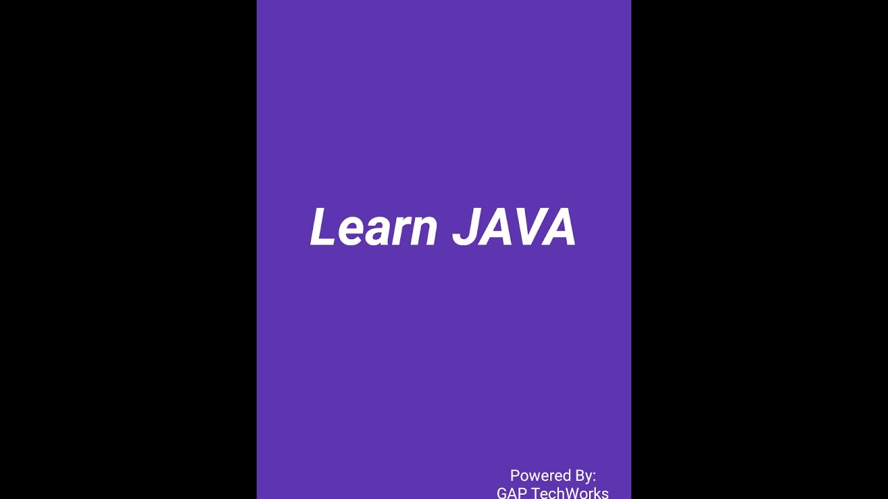 Learn JAVA - Android App on Google Play