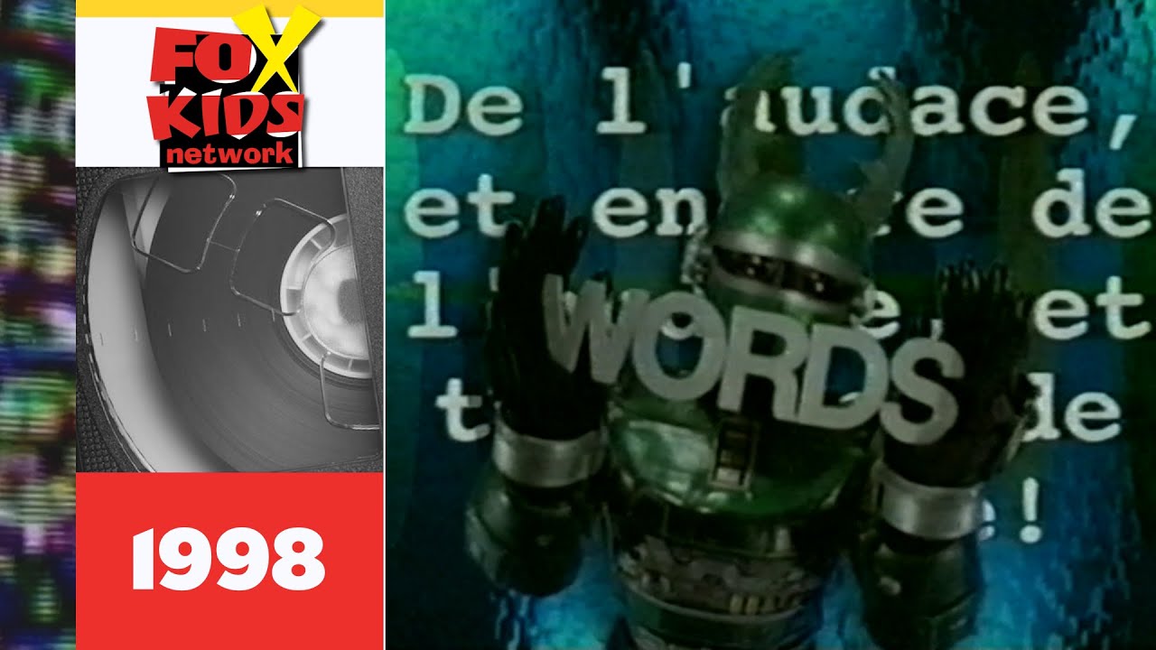 WNYW (Fox Kids Network) Commercials and Split-Screen Credits (January 21, 1998) [60fps]