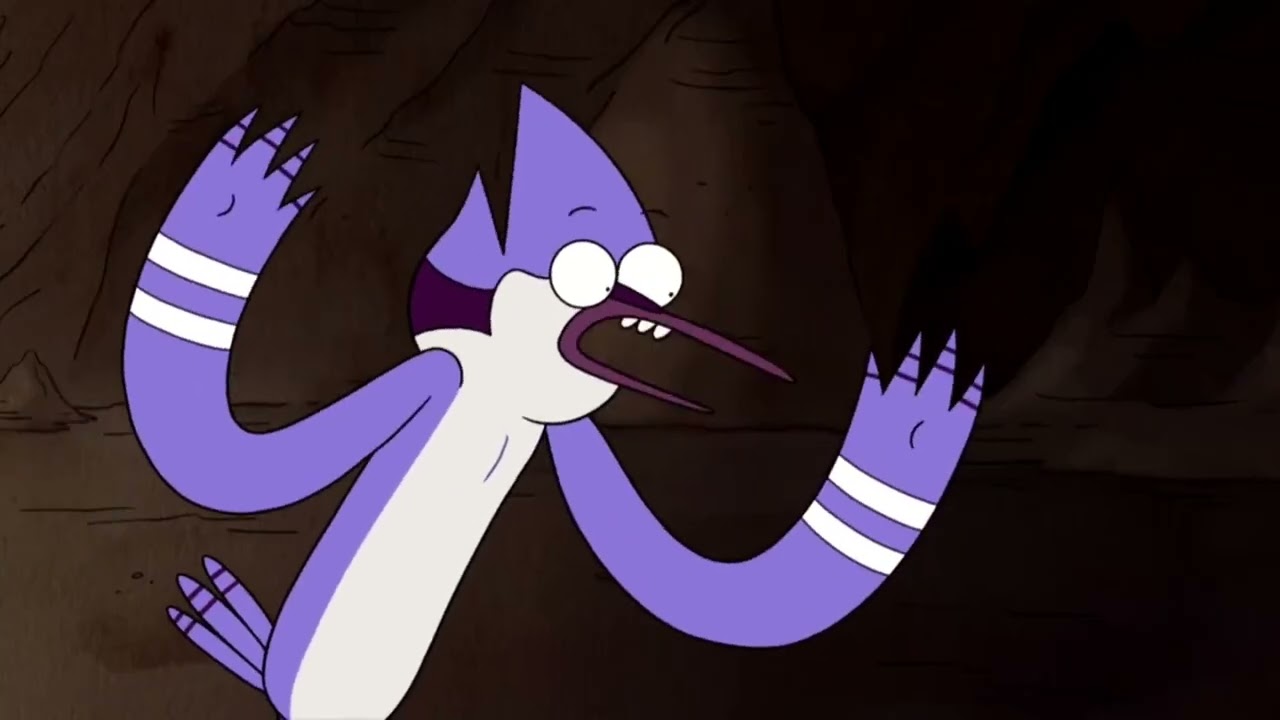 Mordecai and Rigby vs Jan the Wallpaper Spider 