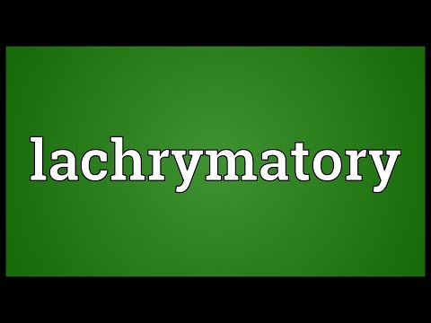 Lachrymatory Meaning
