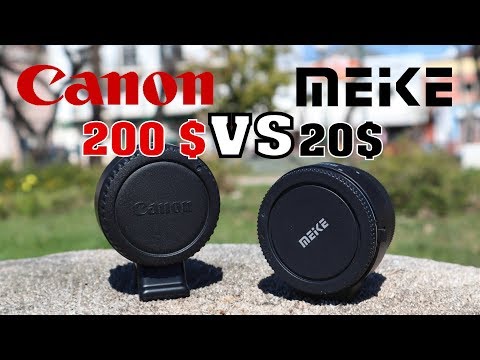 EOS-M Adapter - Canon VS Meike - How to save 180 $$$ on your Canon M50