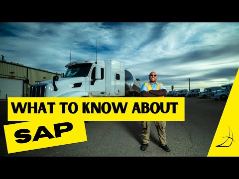 SAP program for drivers and your life after going through the process. Call to action.