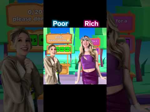 When a RICH ROBLOXIAN Meets A POOR ROBLOXIAN
