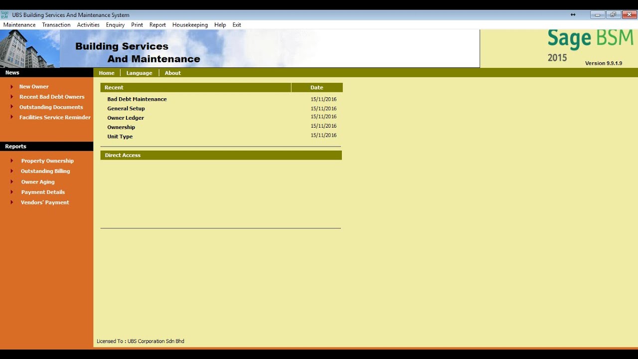 UBS BSM Software Preview