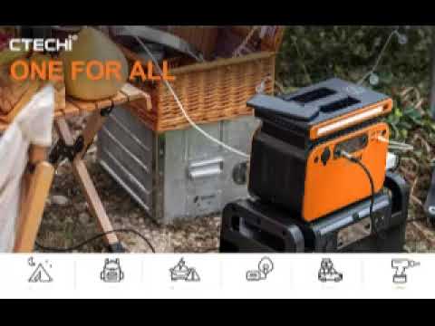 CTECHi GT500 500W Portable Power Station, 518Wh LiFePO4 Battery BSM Systems Backup Solar   EU9.NL