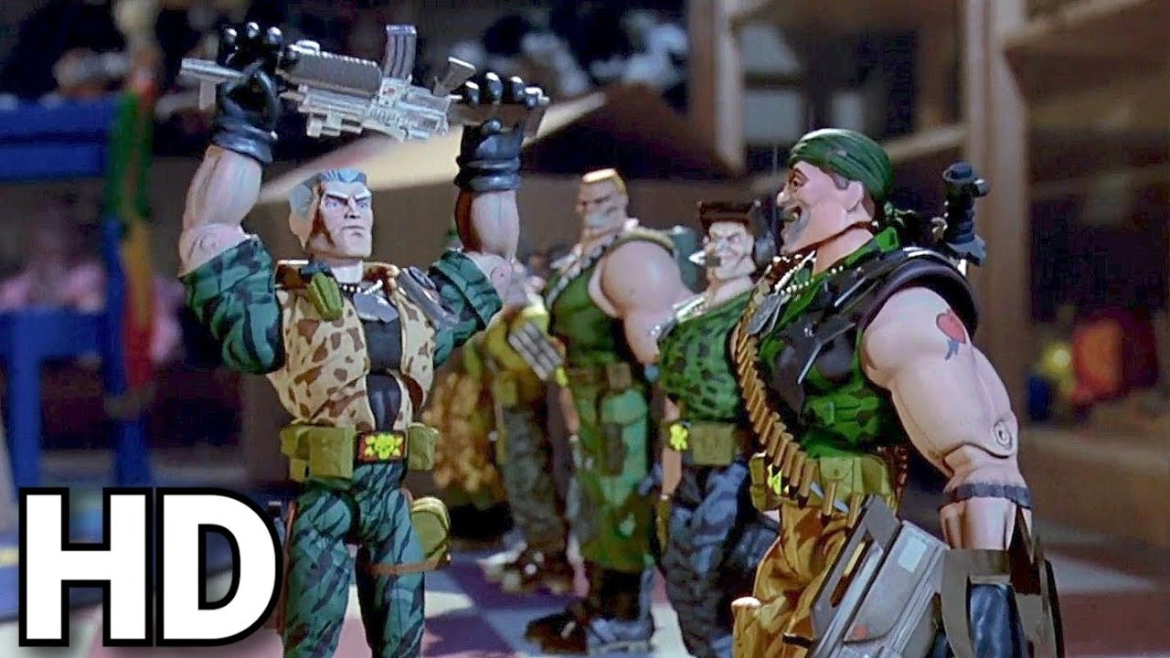 MAJOR CHIP HAZARD CALLS OUT AND ACTIVATES TROOPS - EPIC TOY MOVIE - SMALL SOILDERS(1998)