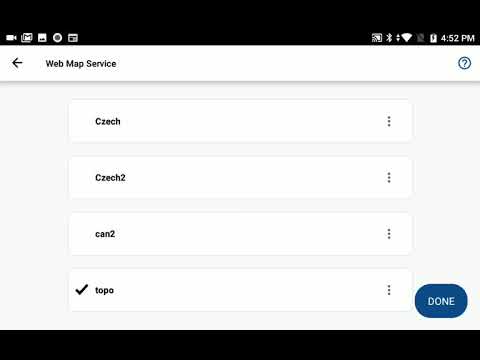 FieldGenius for Android 1.6 - Web Map Services (WMS) Access