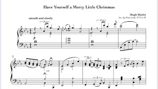 Hugh Martin - Have Yourself a Merry Little Christmas by Pian'orche نوتة