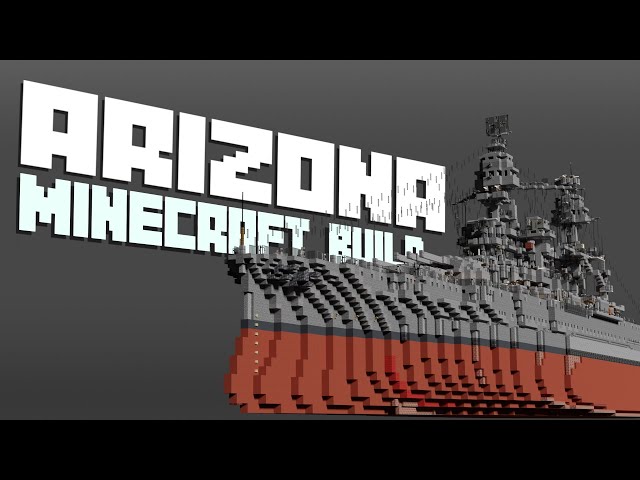USS Arizona (1941) - 1:1 Scale Model Minecraft Map