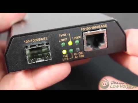 Fiber Optic Media Converter Single Mode and Multimode to RJ45 Ethernet