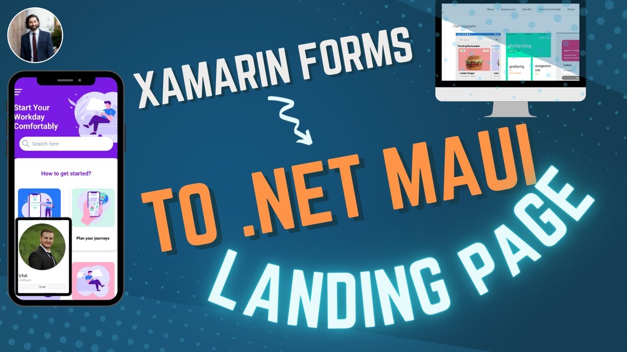 Landing Page Xamarin.Forms to .NET MAUI (Xaml review, tips, general notes)