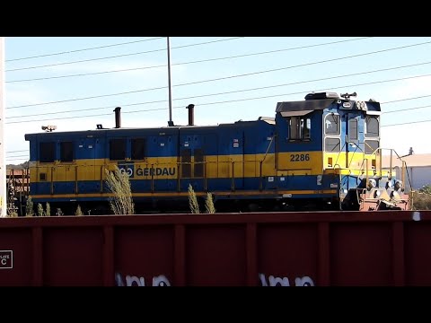 Gerdau #2286 & #2288 at Railport (October 19, 2021)