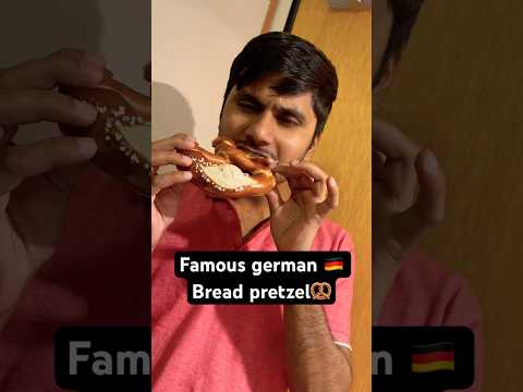Trying Famous German Bread Pretzels | Germany telugu vlogs | life in Germany| #food #germanjeevitham