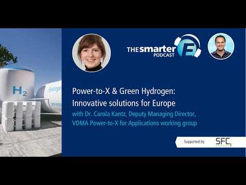 Power to X & Green Hydrogen – Technologies for Europe | Dr. Kantz, VDMA | The smarter E Podcast #31