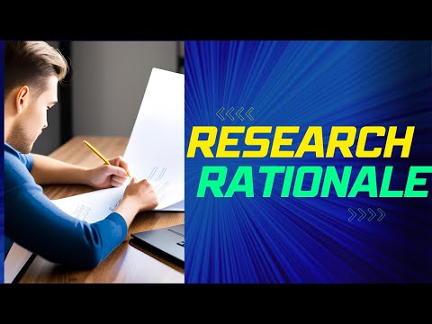 RESEARCH RATIONALE