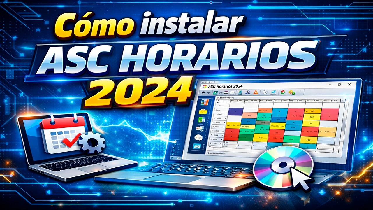 COMO INSTALAR ASC HORARIOS FACIL Y RAPIDO