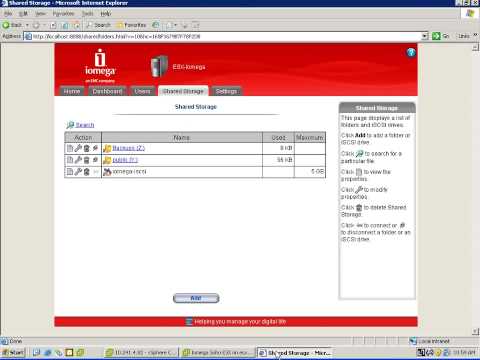 Configuring iSCSI and NFS with vSphere and Iomega running EMC Lifeline