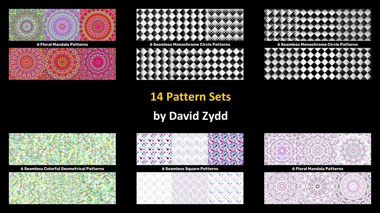 14 Pattern Sets by David Zydd