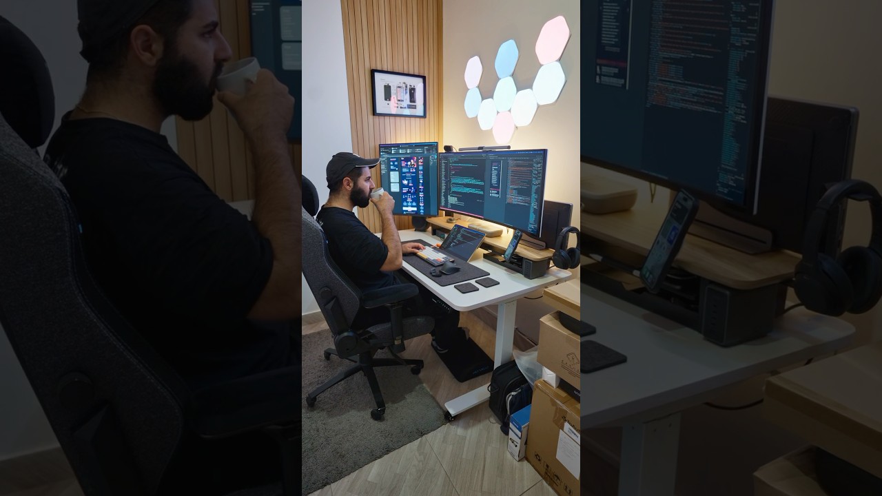 Work from home morning routine 👨🏻‍💻