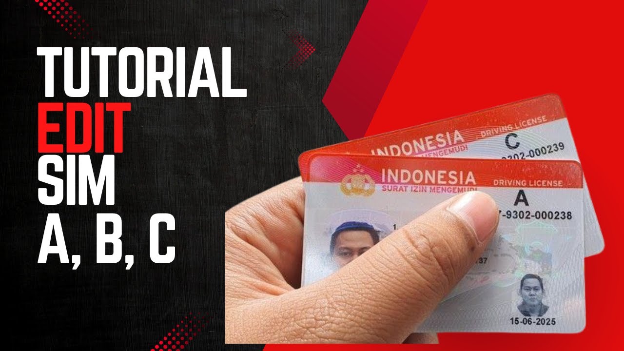 CARA EDIT SIM A, B, C SEPERTI ASLI HASIL SCAN PDF JPG
