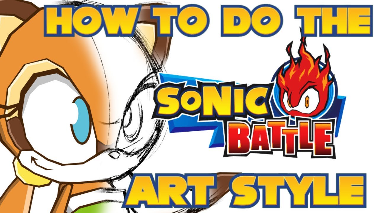 MVPando Art Tutorial Sonic Battle Art Style Tutorial