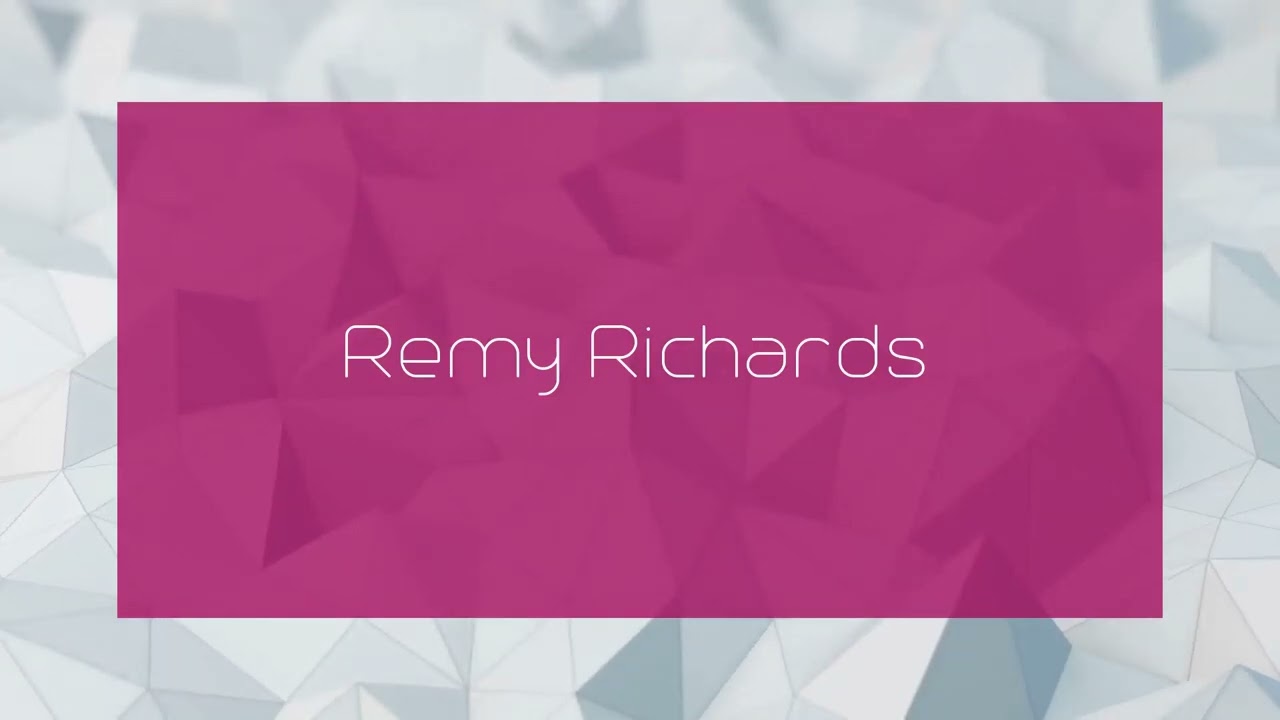 Remy Richards - appearance