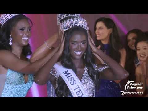 Aarieanna Ware crowns Miss Texas USA 2025 Taylor Davis in Houston ...