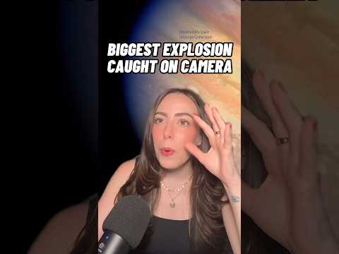 Comet Shoemaker-Levy 9 crashed into jupiter 30 years ago… the biggest explosion caught on camera!