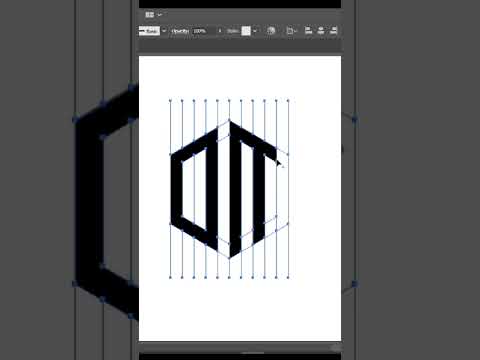 OM letter professional logo design #shortvideo