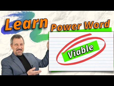 Viable 👉 How to Learn and Start Using This Word Today