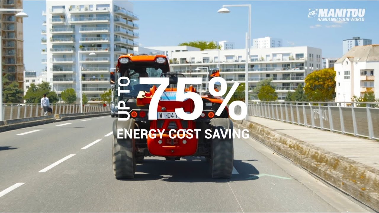 MT 625e - electric telehandler, low emission #manitou #electrictelehandler #telehandler