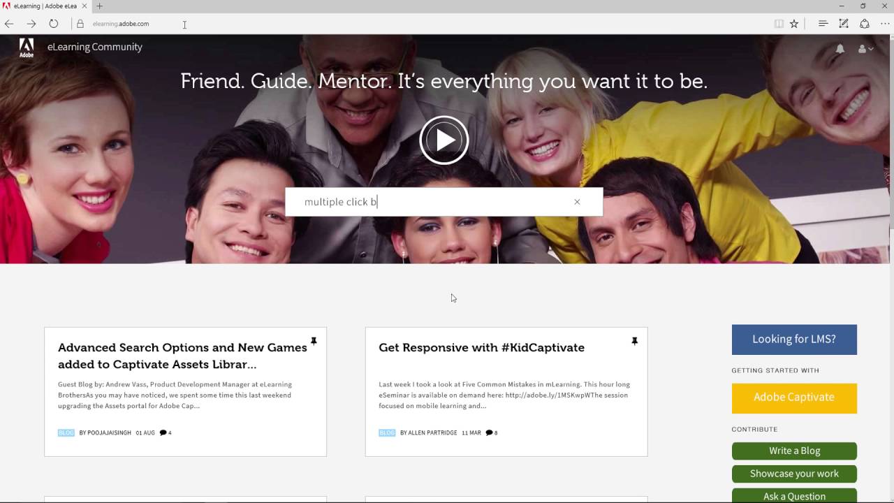 Introducing the Adobe eLearning Community