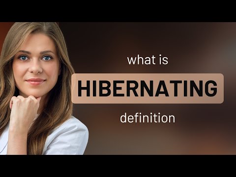 Hibernating — what is HIBERNATING meaning