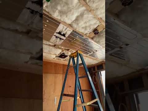 Our Ray Magic® radiant cooling and heating ceiling panels going up! #shorts