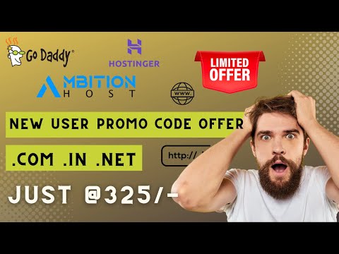 GoDaddy Cheap Domain Name Registration 2023 | .com domain @100 and .in @59