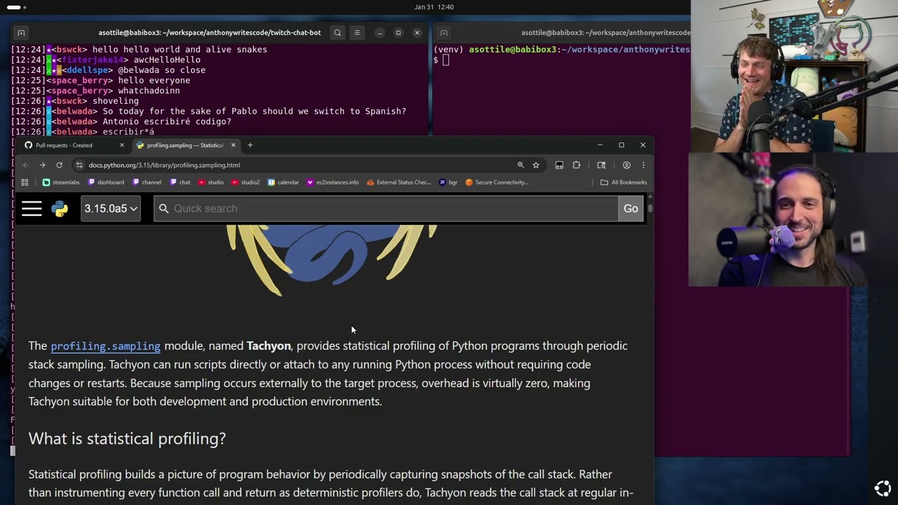 python's sampling profiler with Pablo - 2026-01-31
