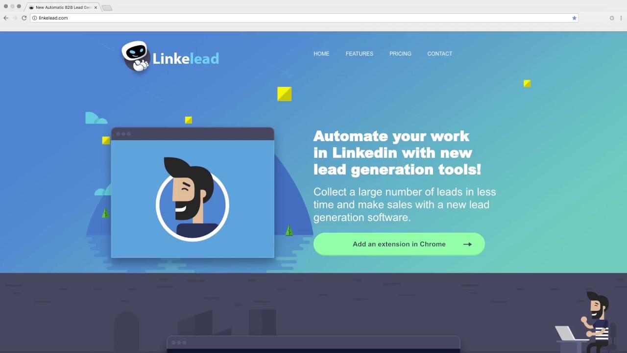 LinkeLead — Automatic B2B Lead Generation Software. Instructions.
