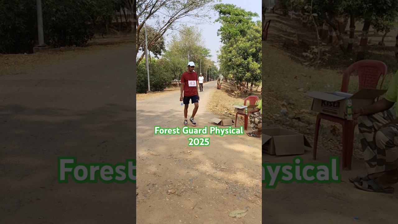 Forest Guard physical 2025// Mens walking 25km 🔥//foresterandlivestockinspector