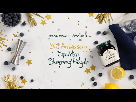 Sparkling Blueberry Royale