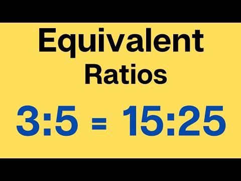 Equivalent Ratios