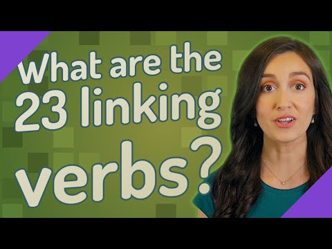 What are the 23 linking verbs?