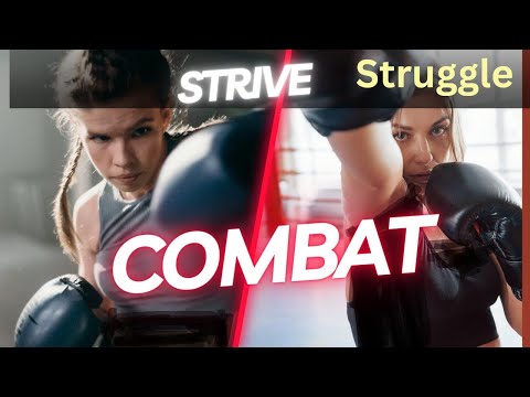 combat meaning in Urdu Hindi | strive and struggle synonym| English speaking practice